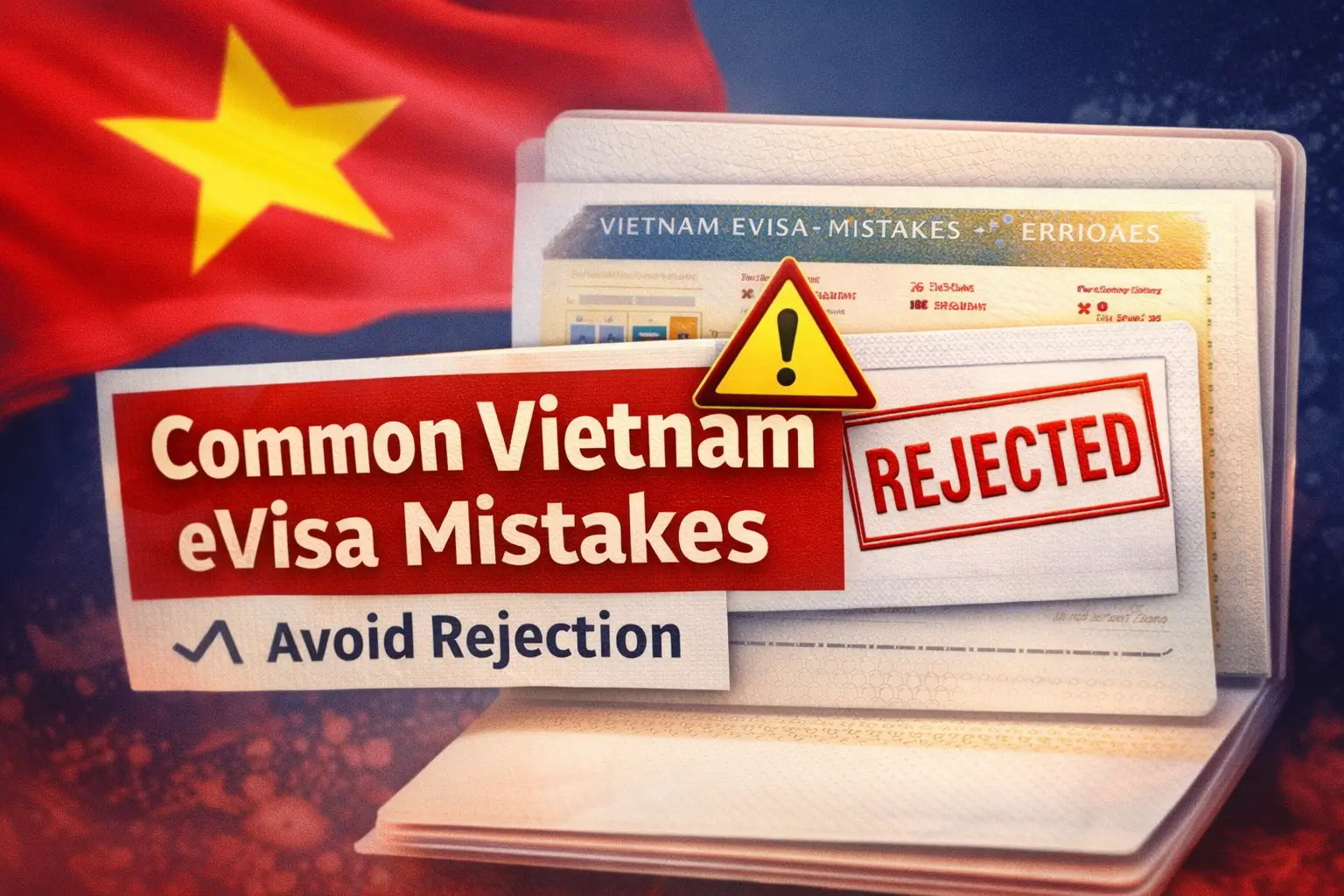 Vietnam eVisa Problems: 9 Mistakes That Get Tourists Rejected